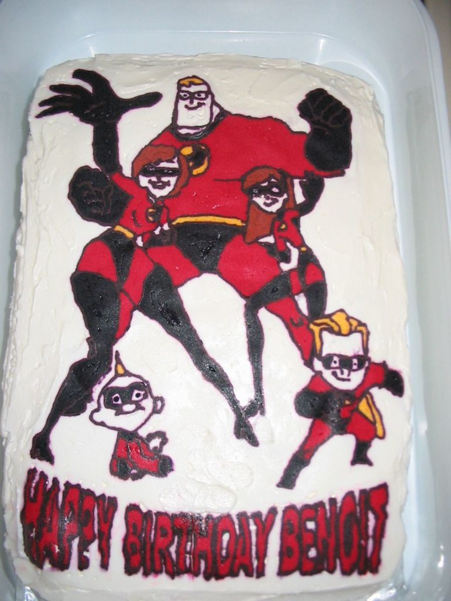 Incredibles Birthday Cake - CakeCentral.com