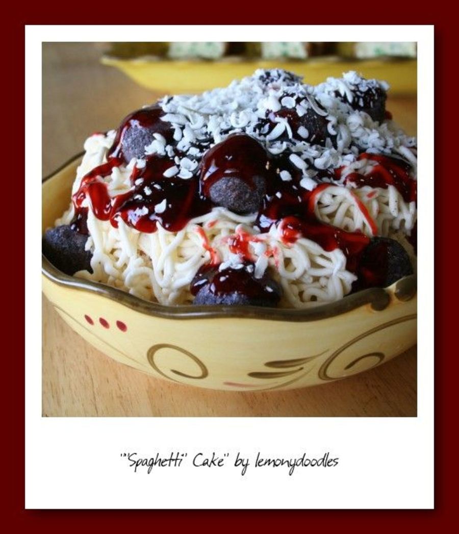 Spaghetti Cake - CakeCentral.com