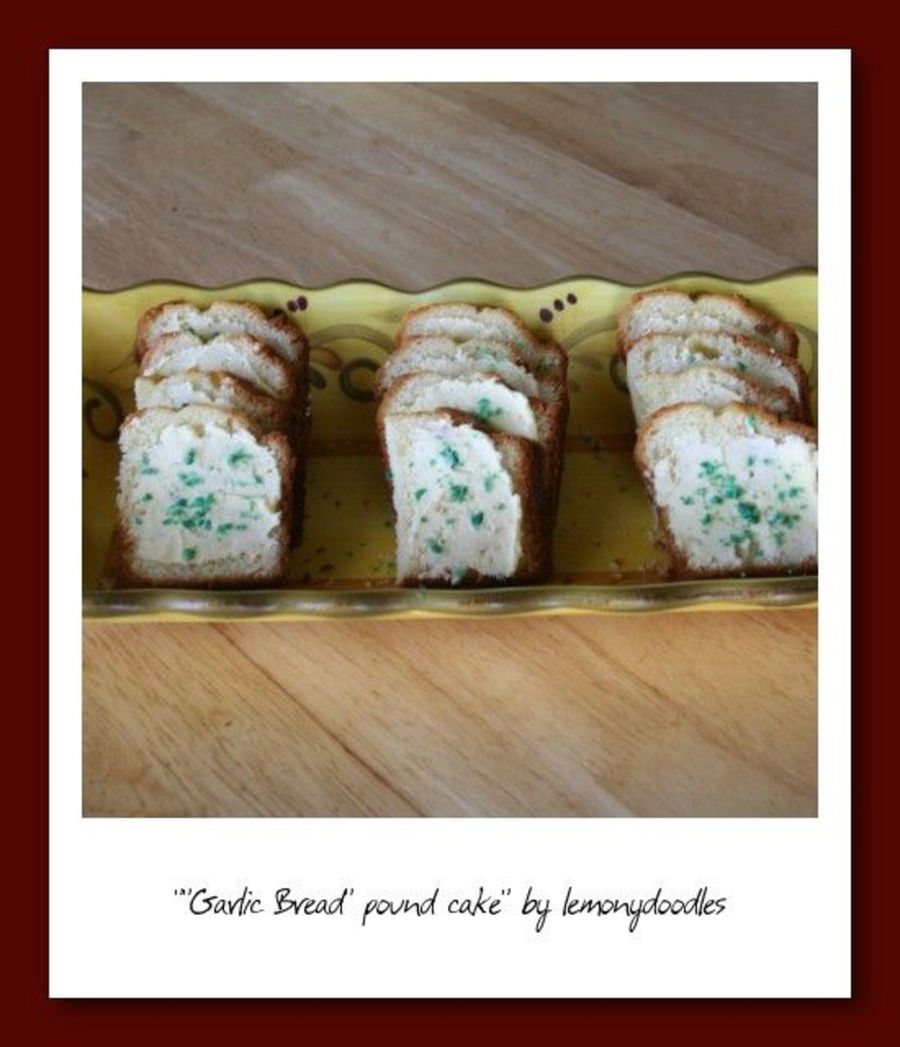 Garlic Bread Pound Cake - CakeCentral.com