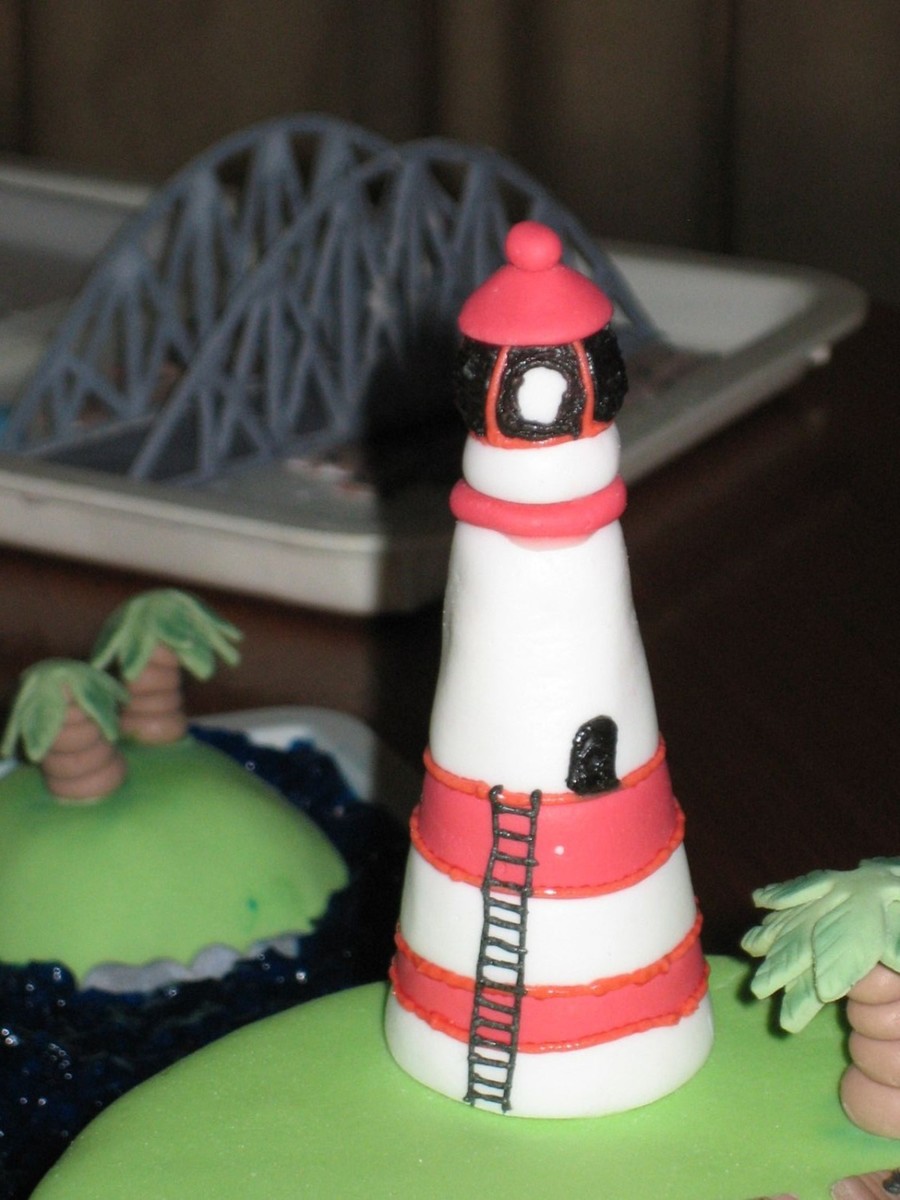 Fondant Lighthouse - CakeCentral.com