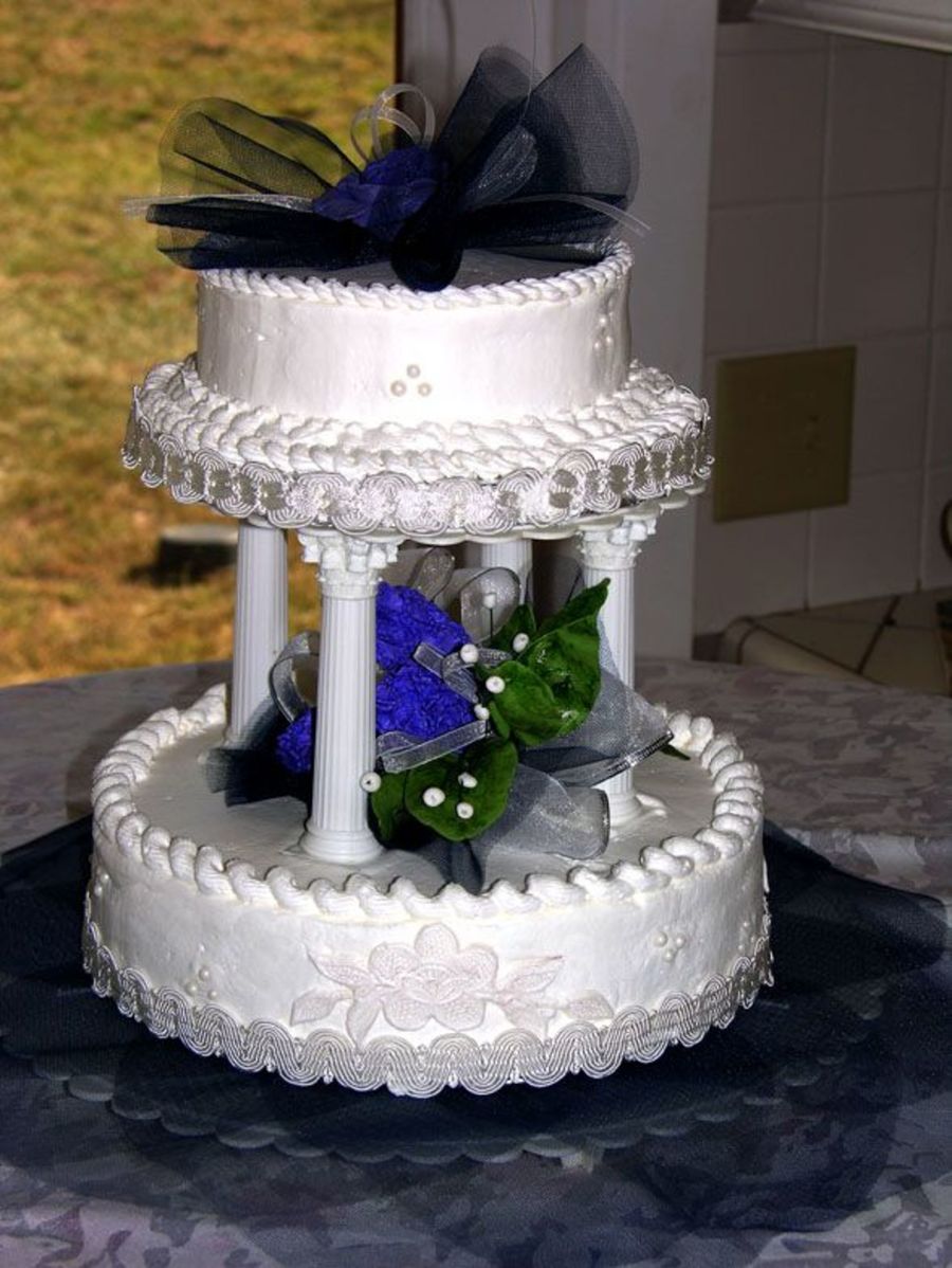 Practice Wedding Cake - CakeCentral.com