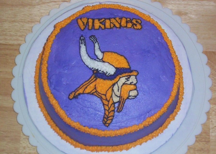Minnesota Viking Cake - CakeCentral.com