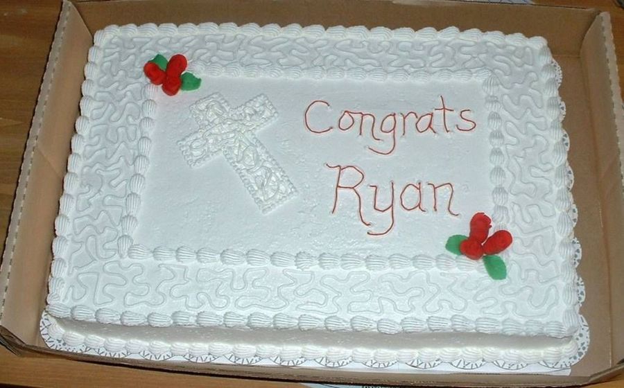 Confirmation Cake - CakeCentral.com