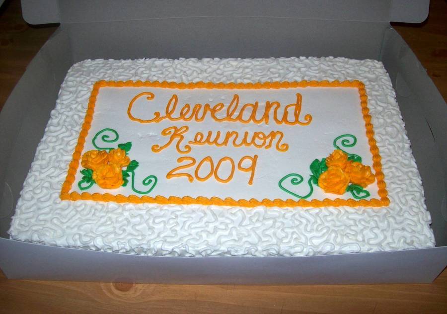 Reunion Cake - CakeCentral.com