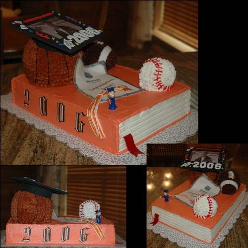 Sports Graduation Cakes