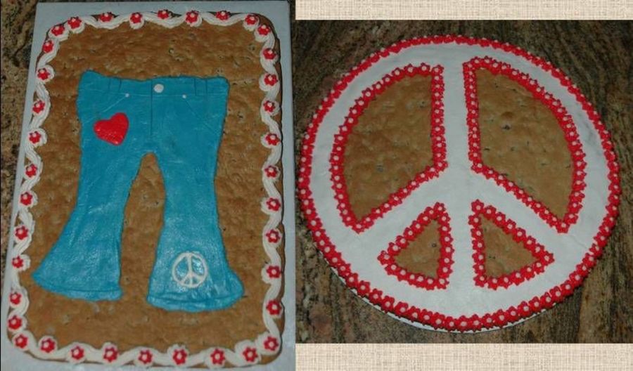 60S Party Cookie Cakes - CakeCentral.com