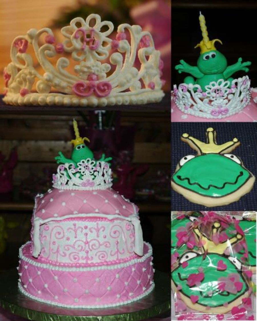 Frog Prince Cake And Cookies - CakeCentral.com