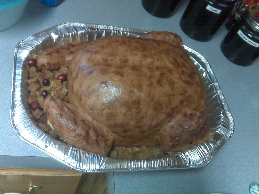 Turkey Cake - CakeCentral.com