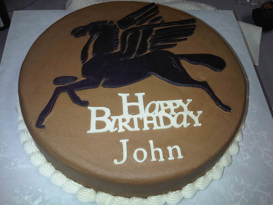 Exxon Mobile Pegasus - CakeCentral.com