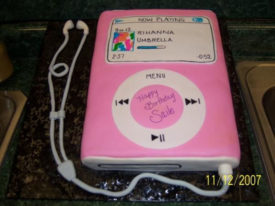 Better Pic Ipod - CakeCentral.com