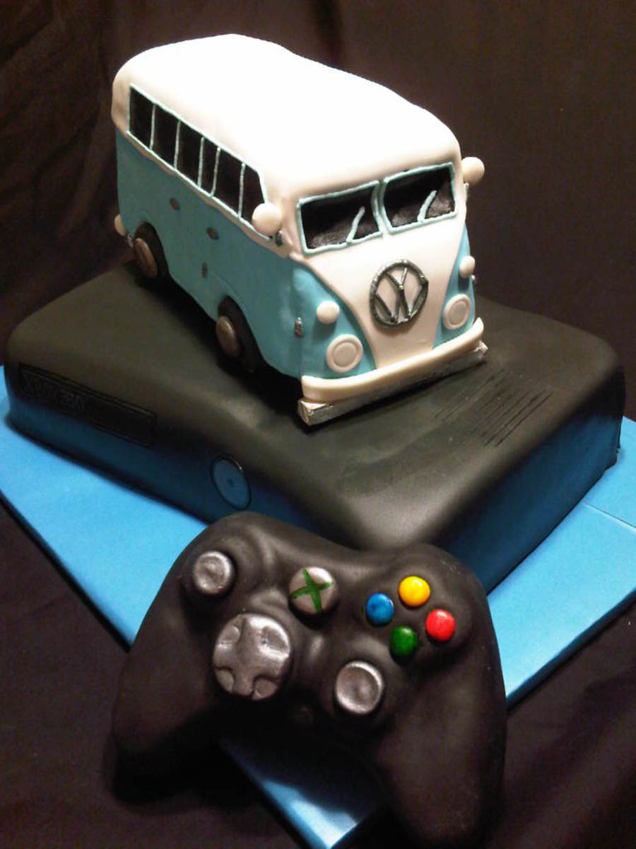 Xbox, 1960's Van Graduation Cake - CakeCentral.com