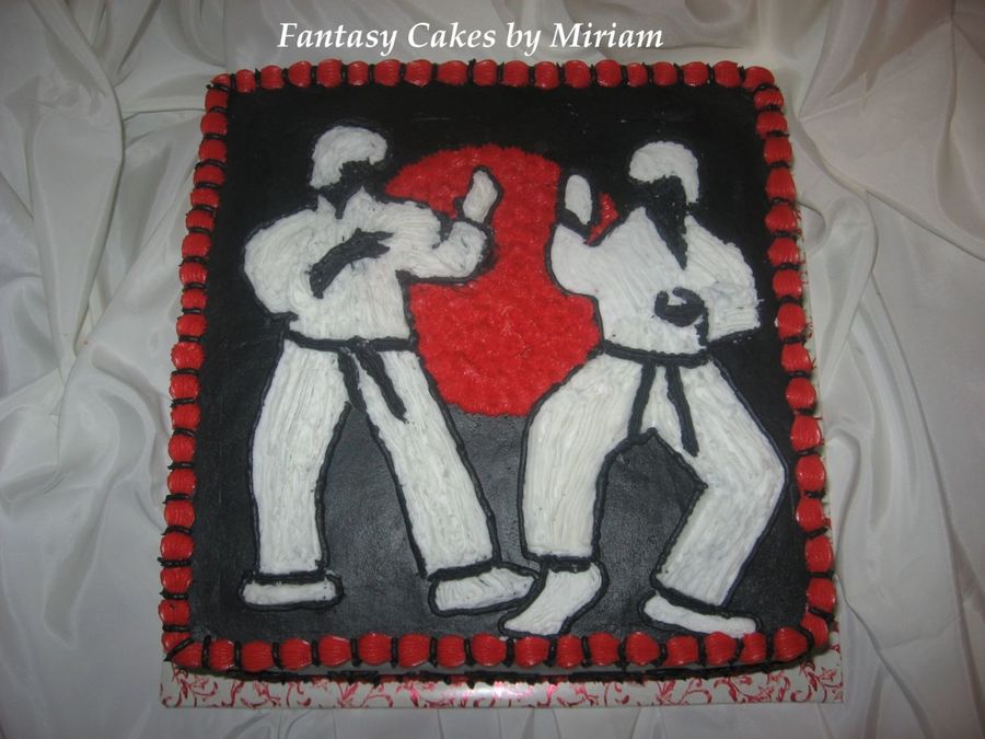 Karate Birthday Cake - CakeCentral.com