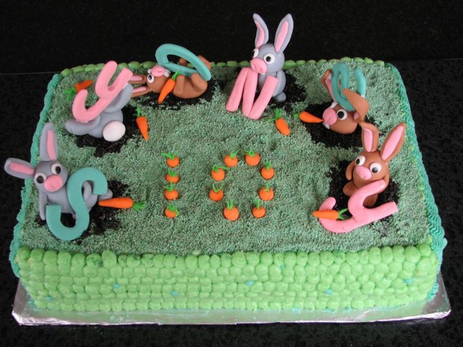 Birthday Bunnies - CakeCentral.com