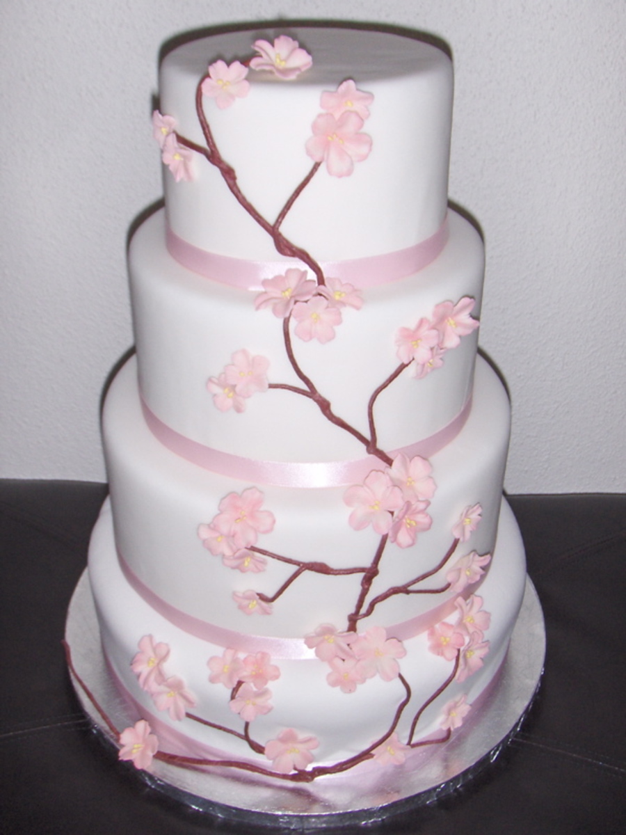 Cherry Blossoms - CakeCentral.com