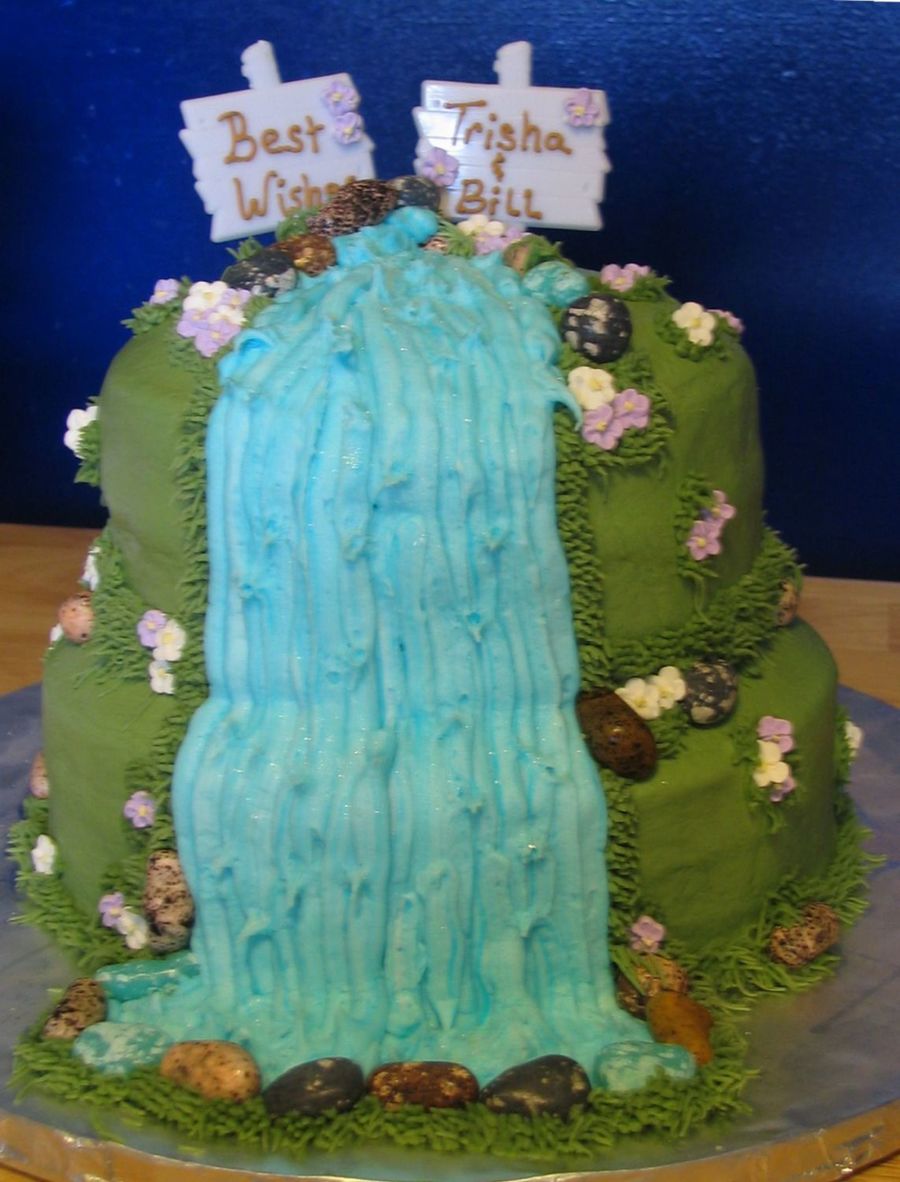 Bridal Shower Waterfall - CakeCentral.com