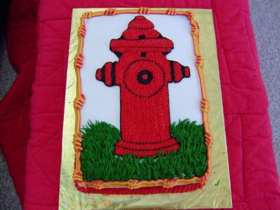 Fire Hydrant Cake - CakeCentral.com