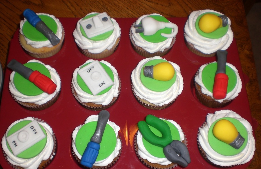 Electrical Cupcakes - CakeCentral.com