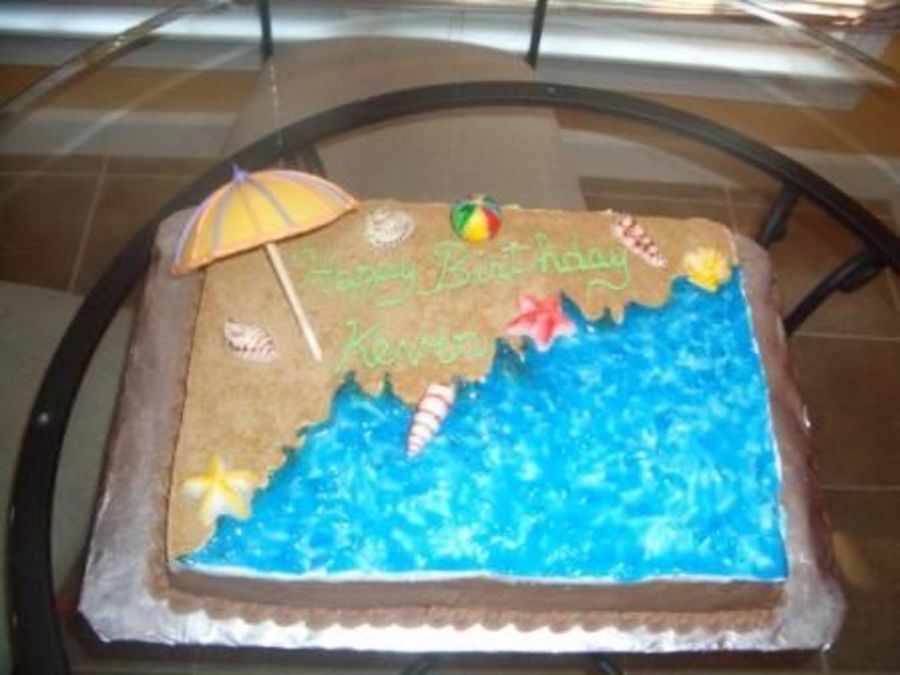 Beach Cake - CakeCentral.com
