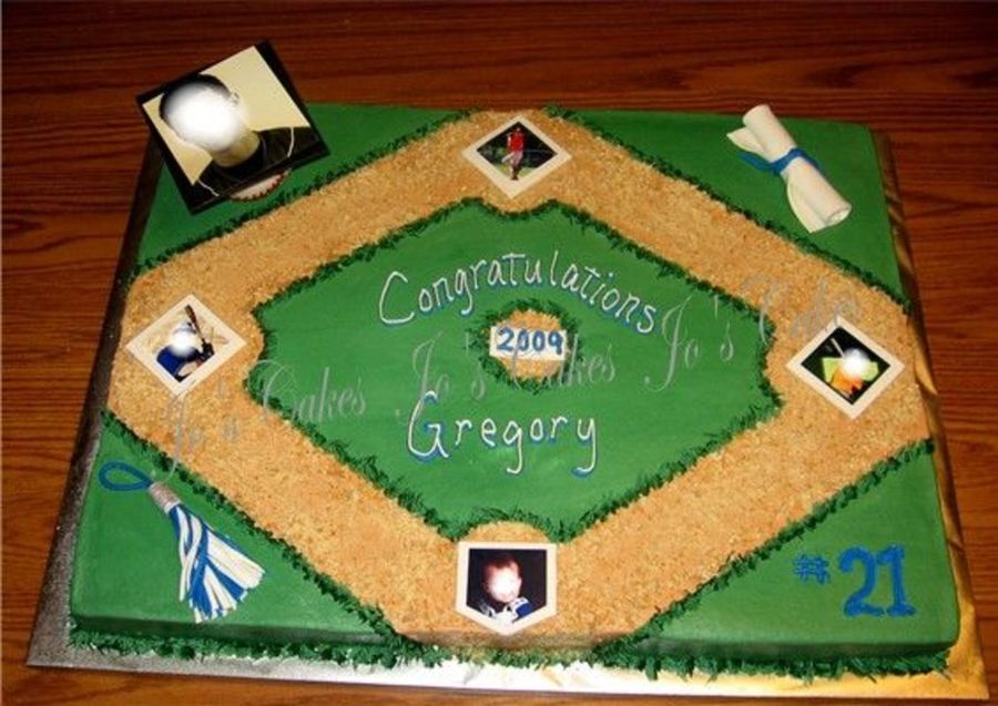 Baseball Graduation - CakeCentral.com
