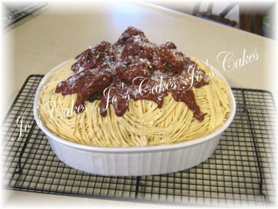 Spaghetti And Meatballs - CakeCentral.com