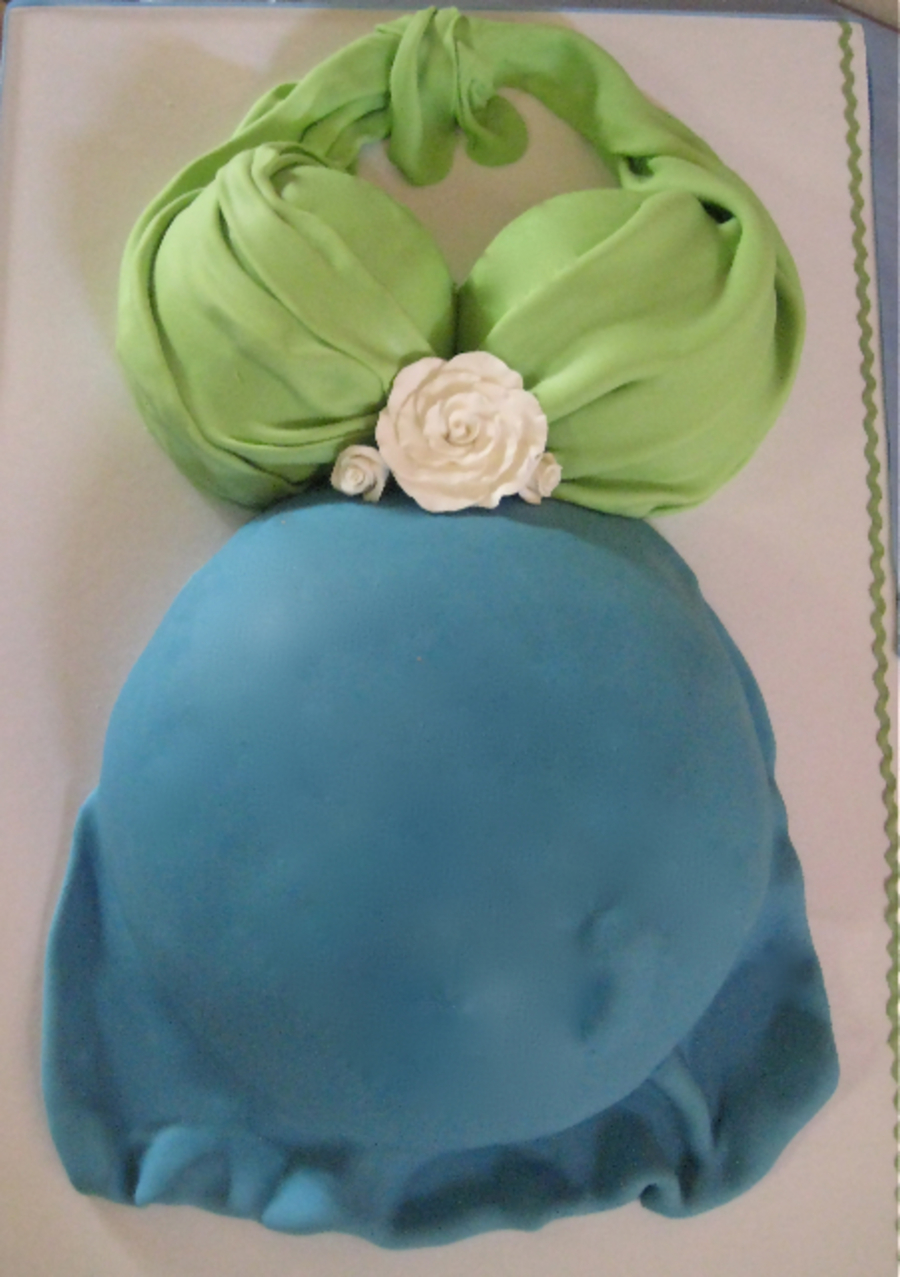 Baby Bump Shower Cake - CakeCentral.com