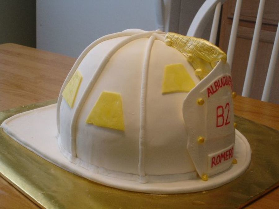 Fire Helmet - CakeCentral.com