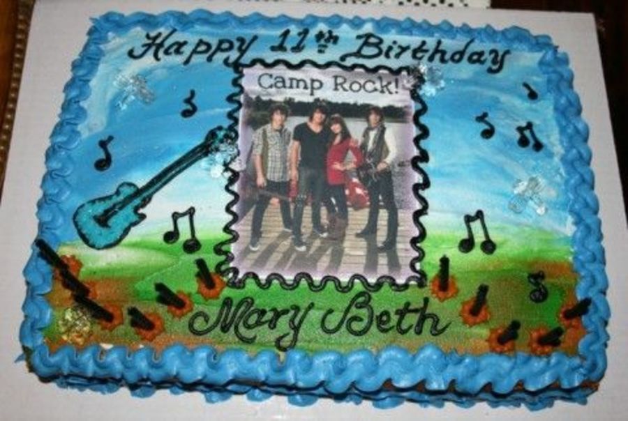 Camp Rock - CakeCentral.com