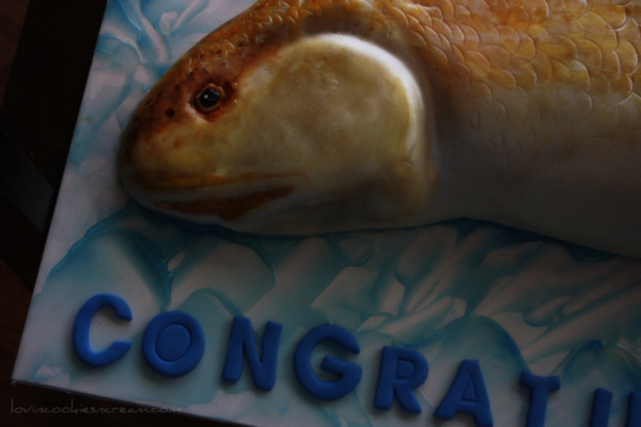 Red Fish Cake - CakeCentral.com