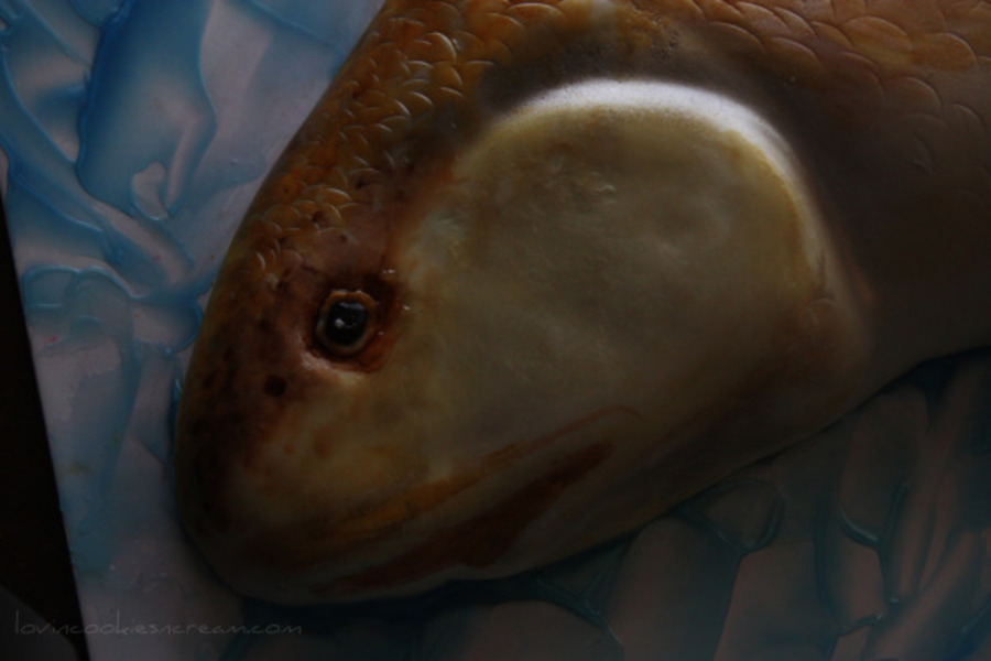 Red Fish Cake - CakeCentral.com