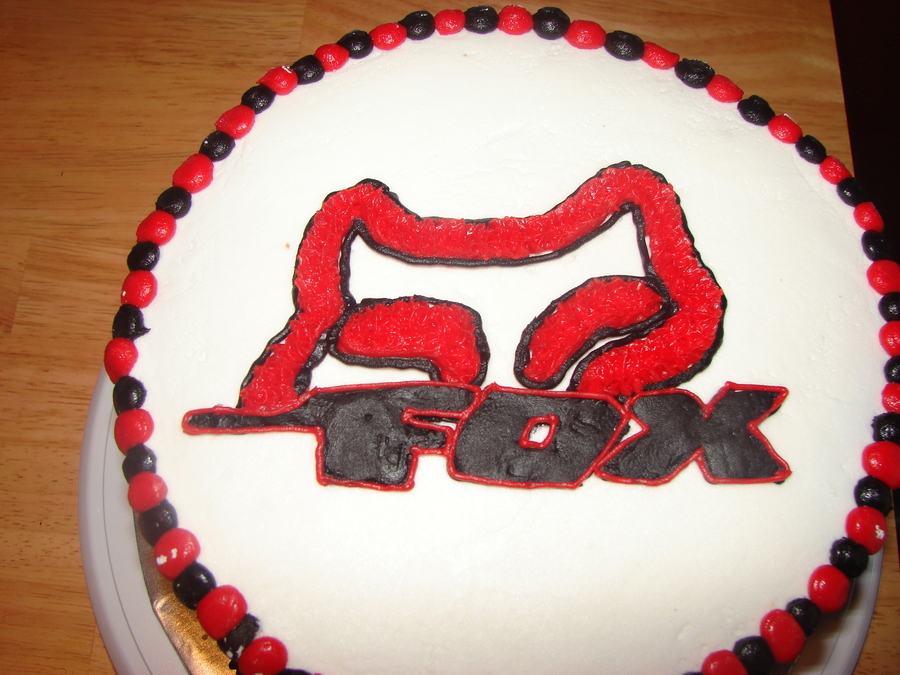 Fox Racing Cake - CakeCentral.com