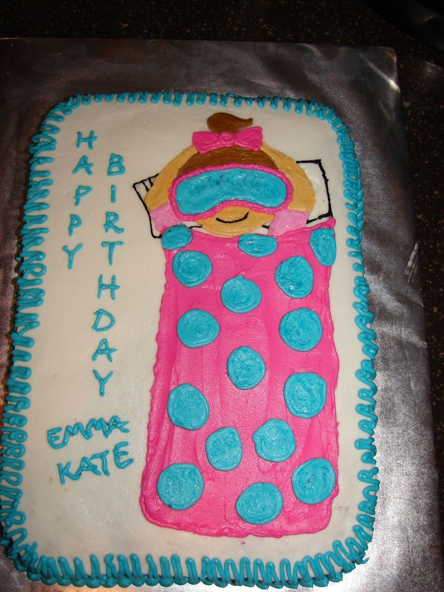 Sleepover Cake - CakeCentral.com