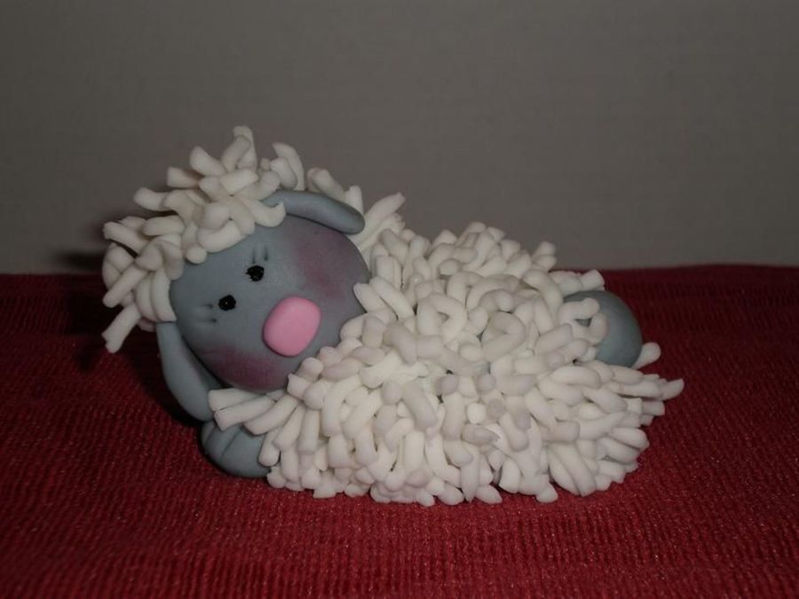 Fondant Sheep - CakeCentral.com