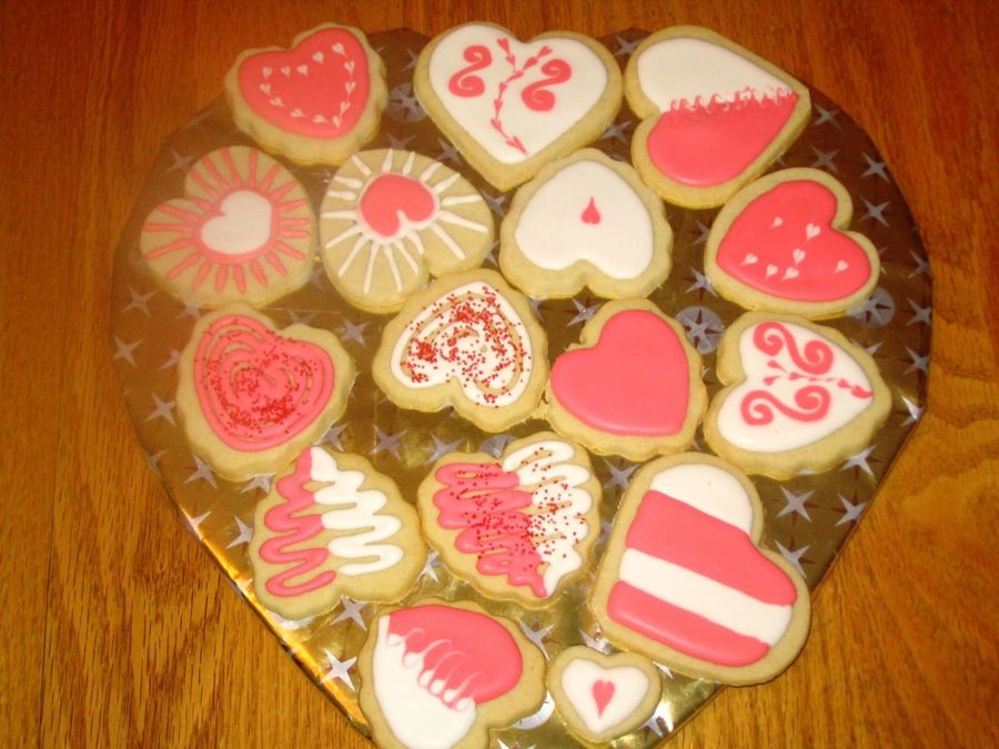 V-Day Cookies - CakeCentral.com