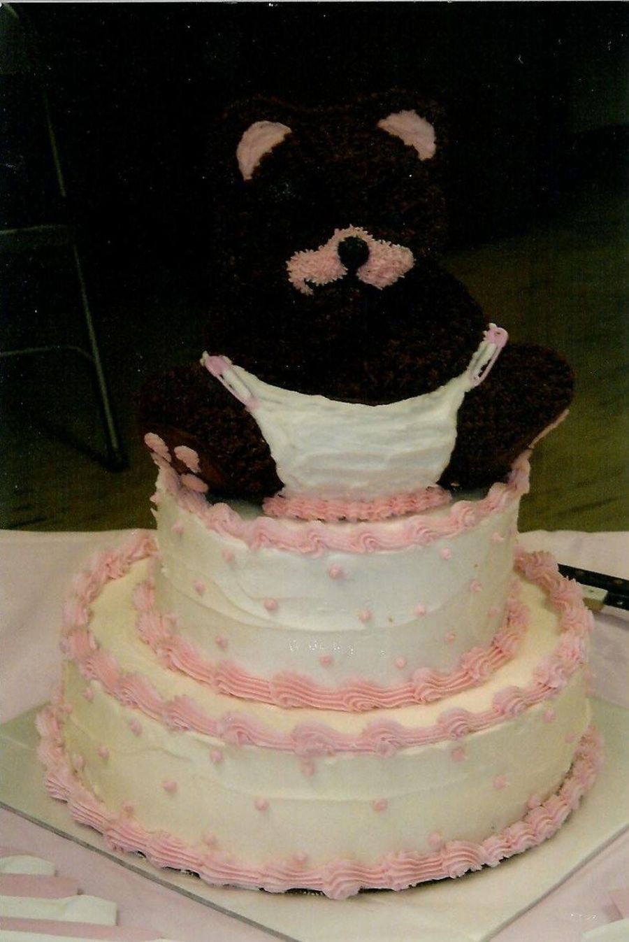 Baby Shower Bear Cake - CakeCentral.com