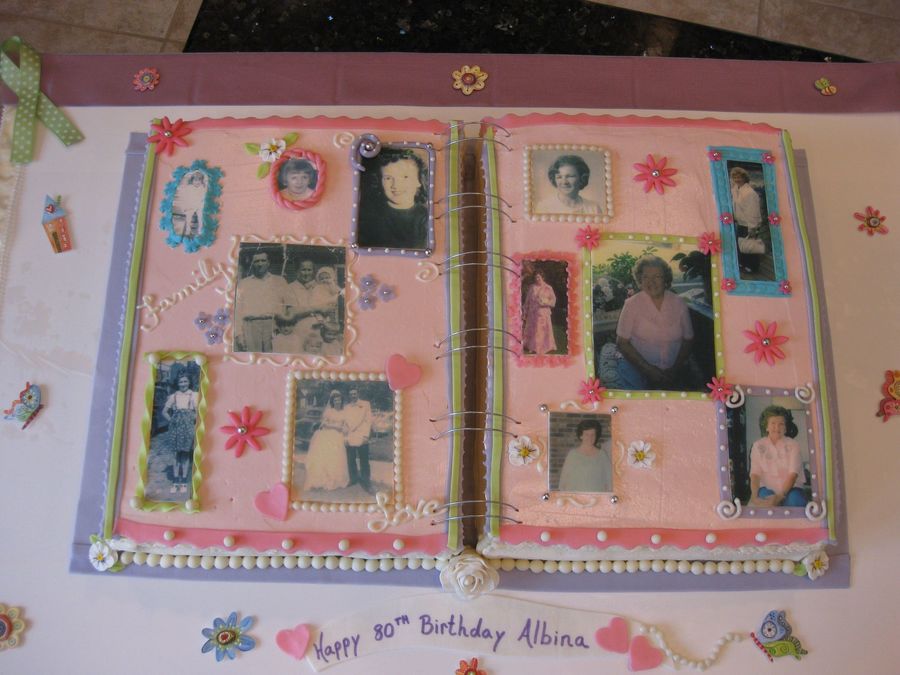 Scrapbook Cake - CakeCentral.com