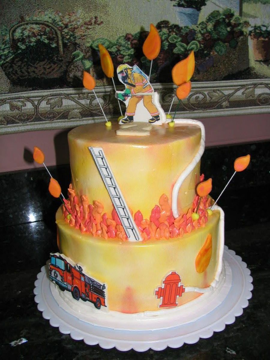 Fire Fighter Cake - CakeCentral.com