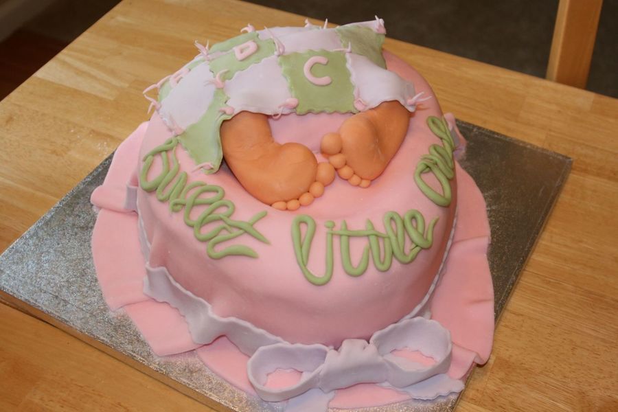 Baby Feet Shower Girl - CakeCentral.com