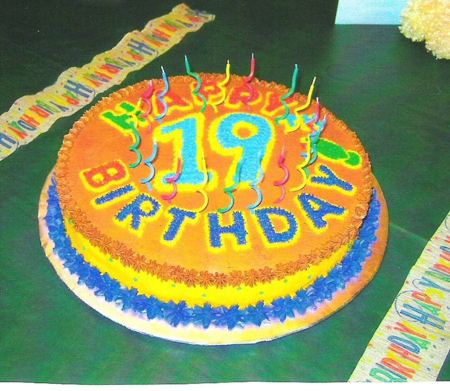 19Th Birthday Cake - CakeCentral.com