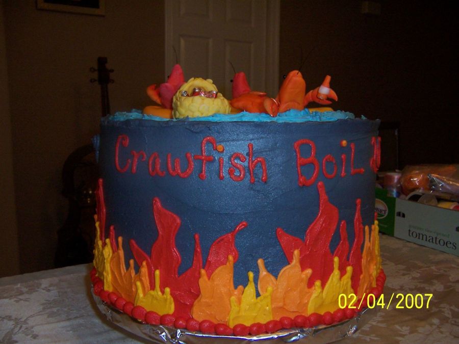 Crawfish Boil Cake - CakeCentral.com