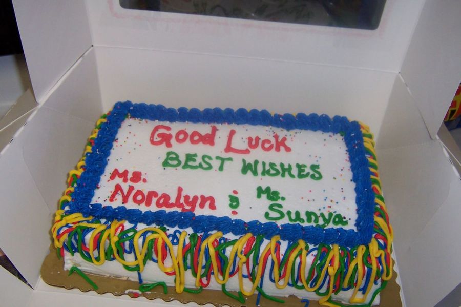 Confetti Cake For Daughters Last Day Of School - CakeCentral.com