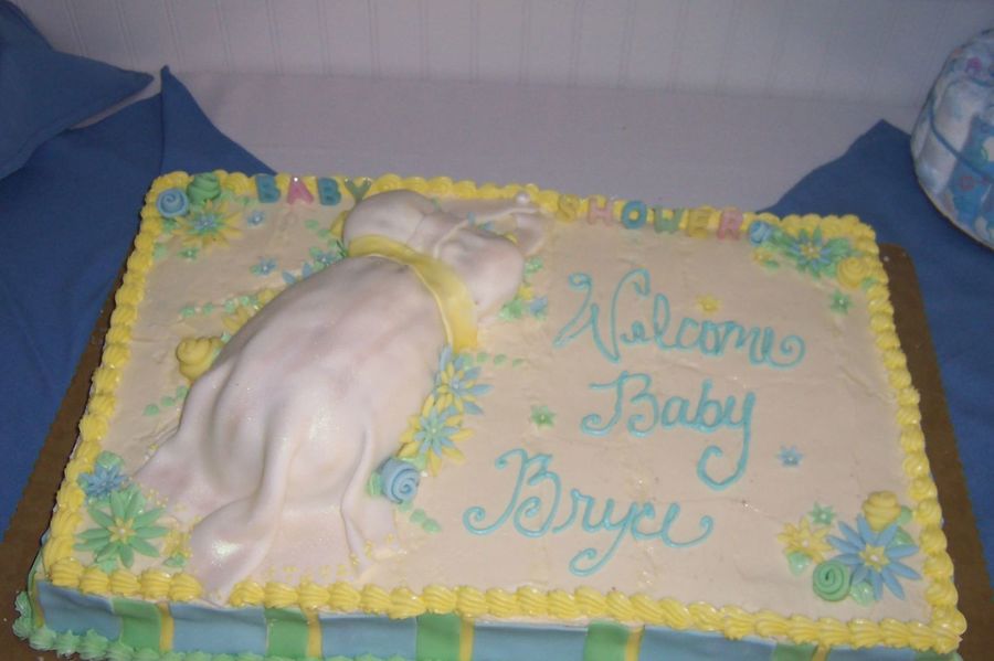 Hello Mommy Goodbye Tummy - CakeCentral.com