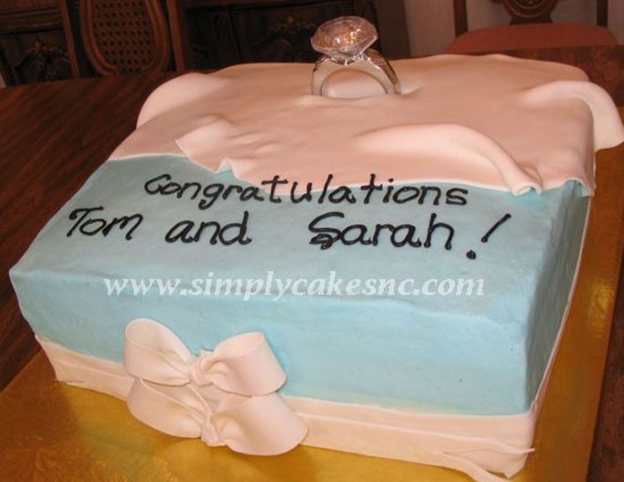 Ring Box Cake - CakeCentral.com