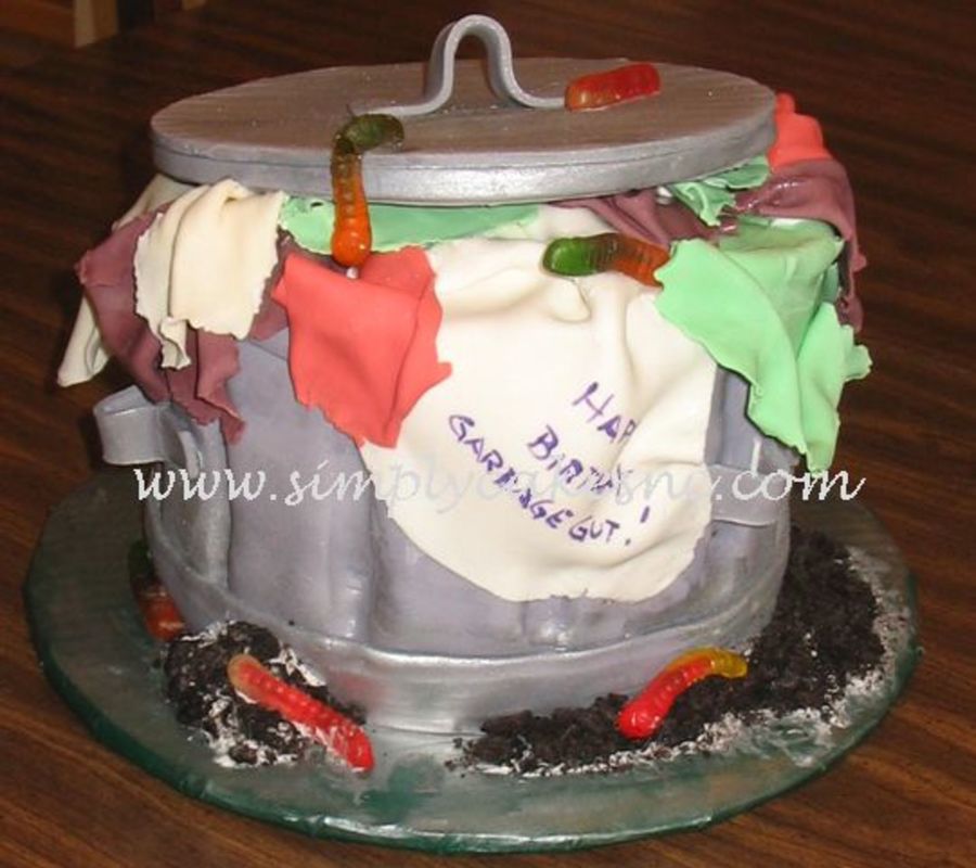 Garbage Can - CakeCentral.com