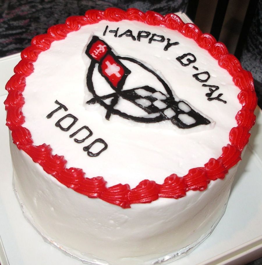 Corvette Symbol - CakeCentral.com