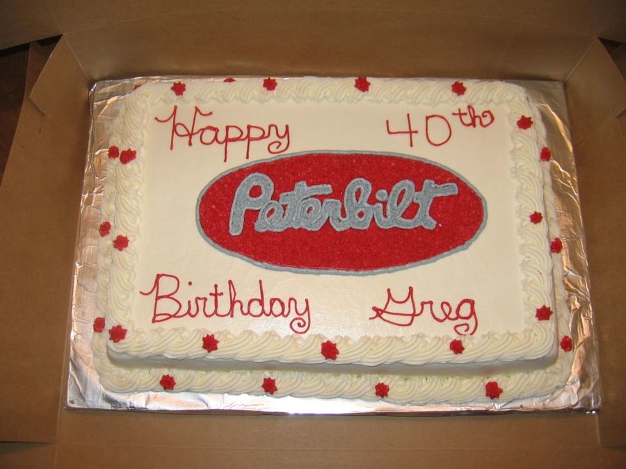 Peterbilt Cake - CakeCentral.com