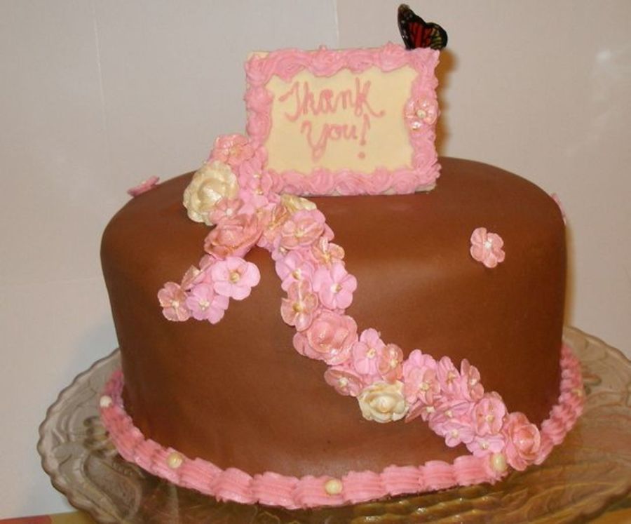 Thank You Cake - CakeCentral.com