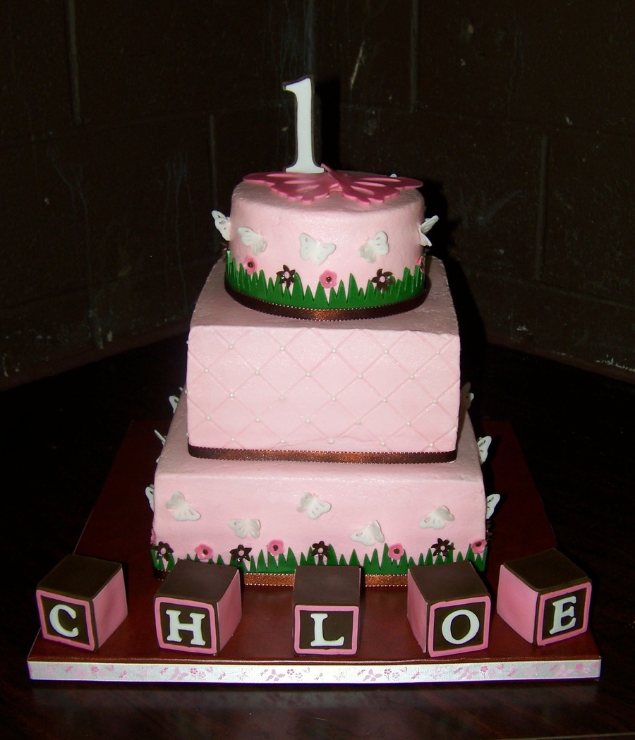 First Birthday Cake - CakeCentral.com