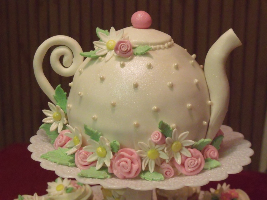 Teapot Cake - CakeCentral.com