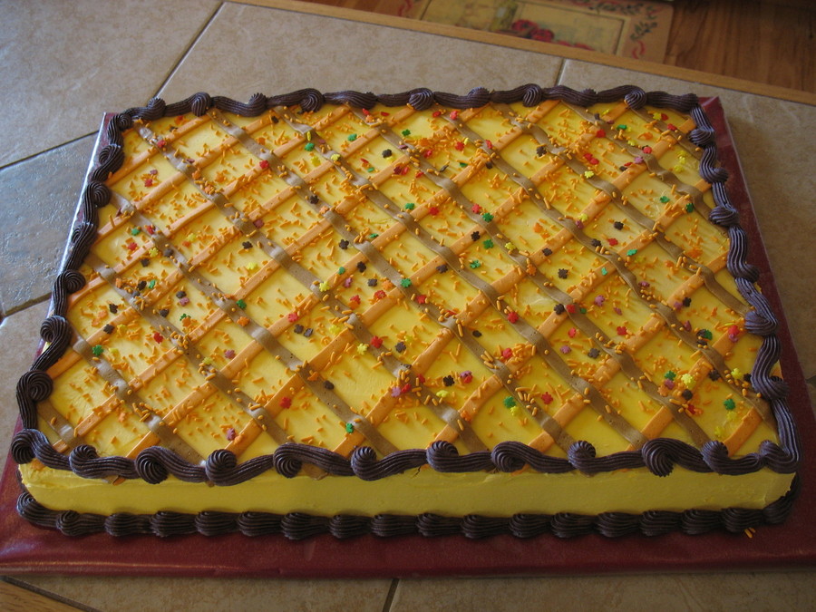 November Birthday Cake - CakeCentral.com