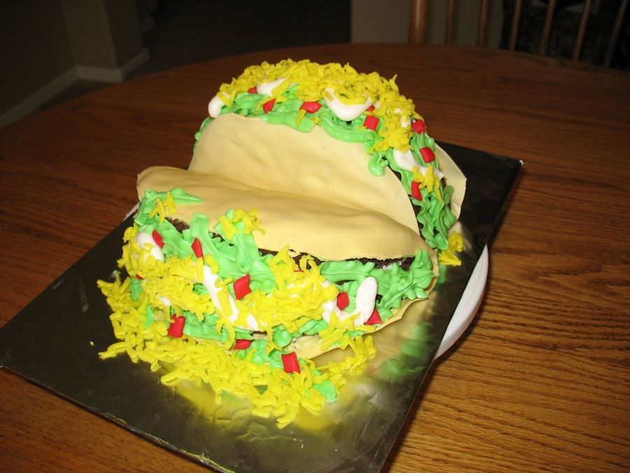 Taco Cake - CakeCentral.com